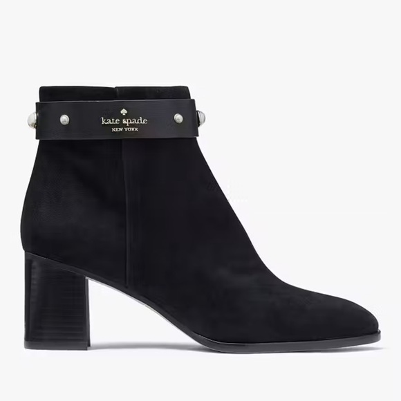 kate spade | Shoes | Kate Spade Pearl Trim Walking Boots Size 7 In ...